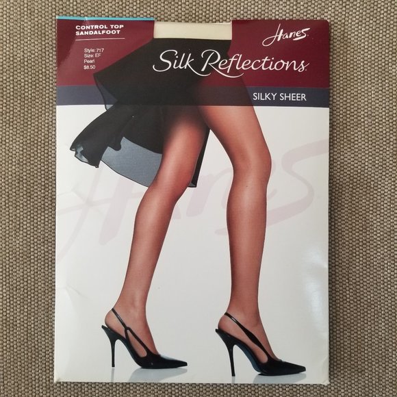 Hanes | Accessories | Hanes Silk Reflections Pantyhose Size Ef Pearl ...